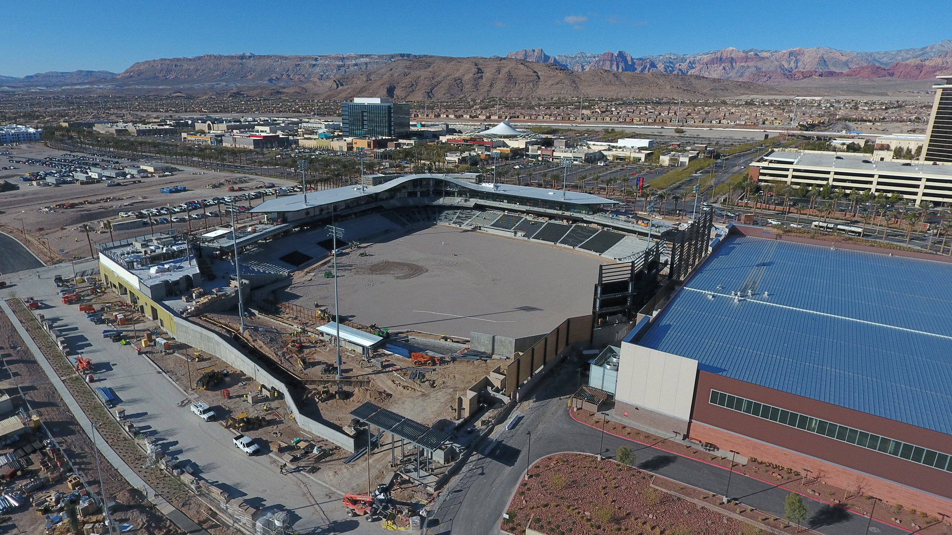 Aviators’ Las Vegas Ballpark taking shape — VIDEO | Aviators/Baseball ...