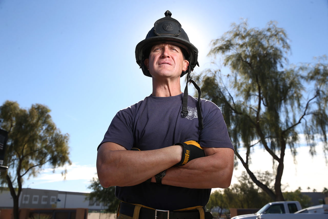 Former Las Vegas hockey player now a career firefighter | North Las ...