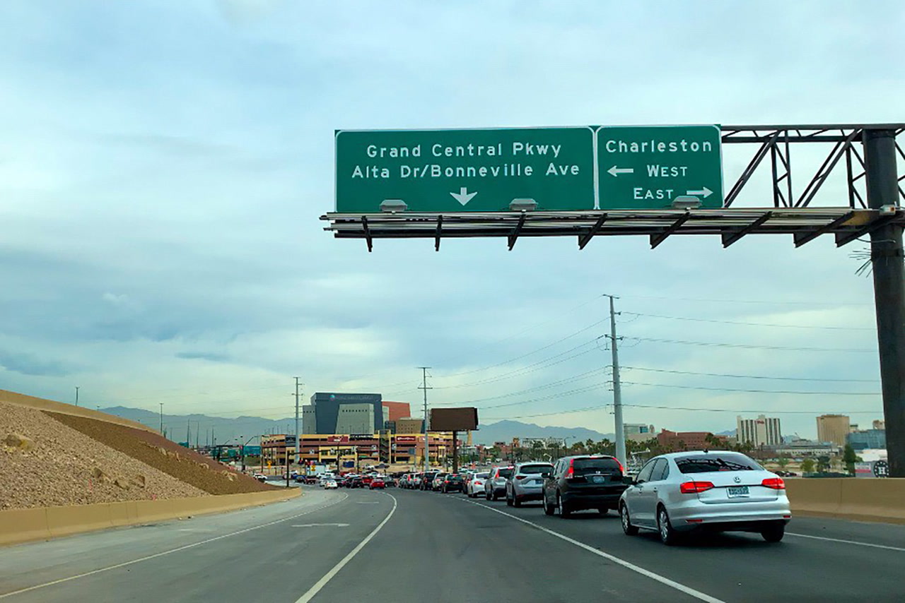 How to navigate the new I-15/Charleston freeway ramp setup — VIDEO ...