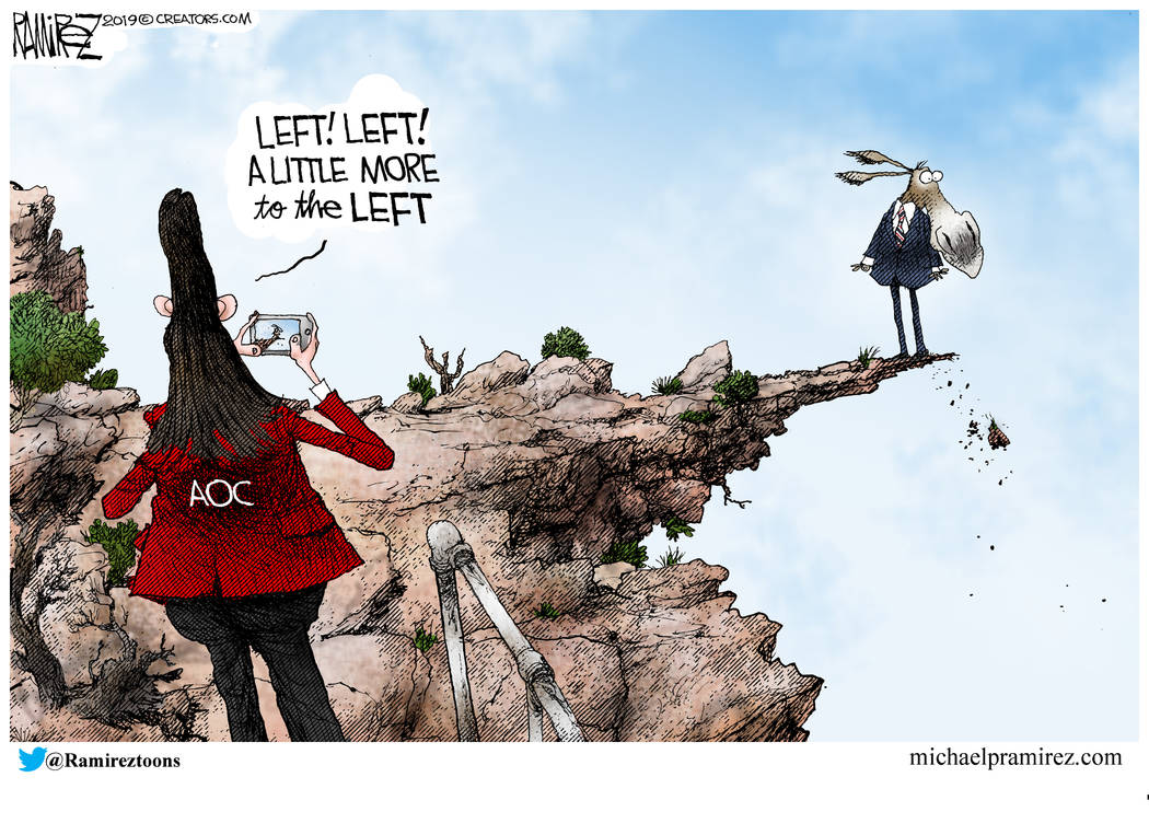 CARTOON: Off the cliff | Las Vegas Review-Journal