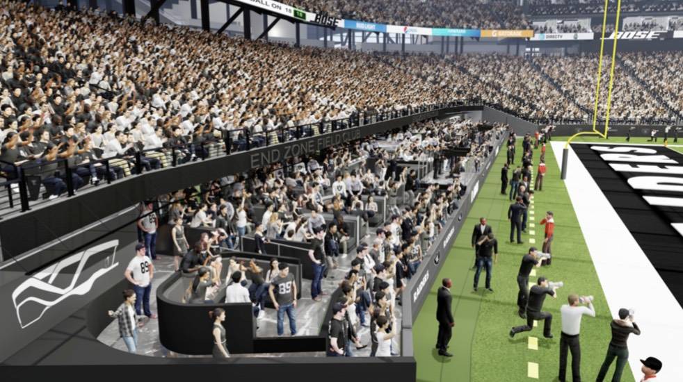 Las Vegas Raiders stadium to get 20 additional suites, new field-level ...