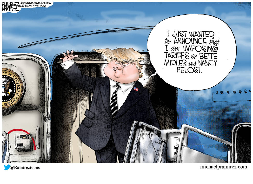CARTOON: Trump’s tariff threats | Las Vegas Review-Journal