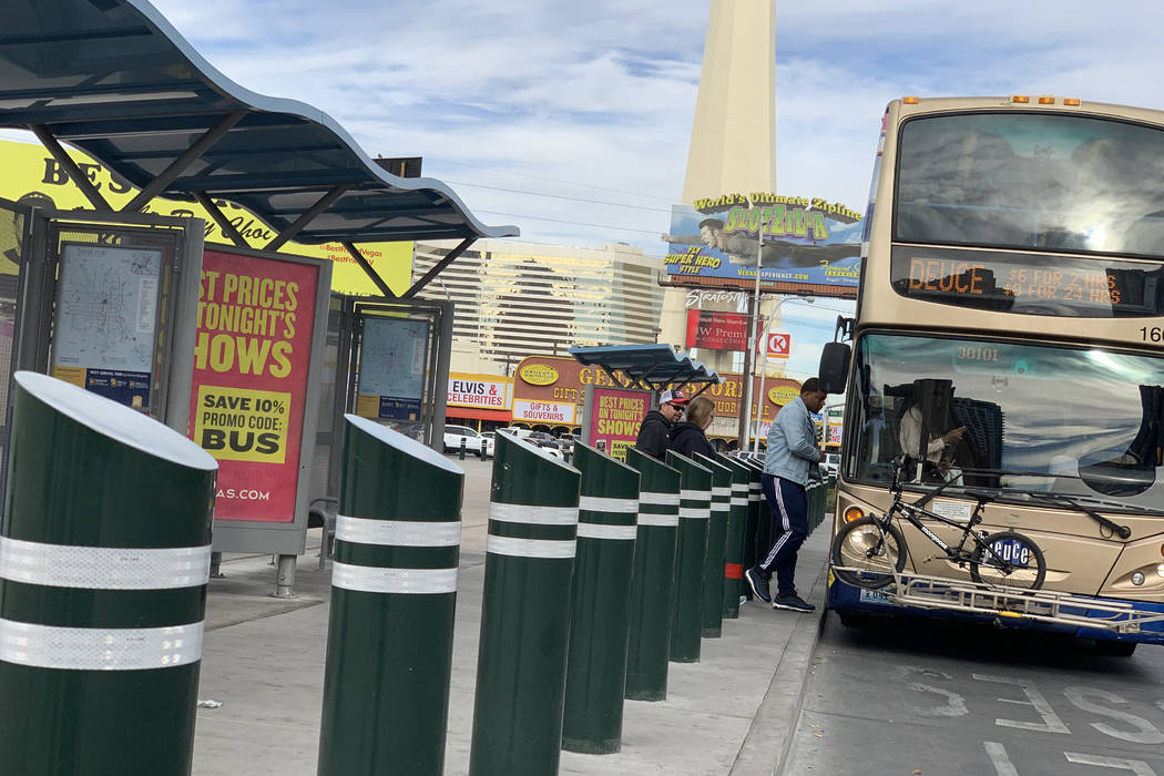 RTC selects 20 Las Vegas area bus stops for bollard installation | Las ...