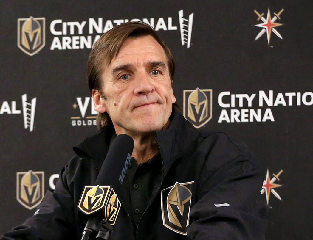 George McPhee says Golden Knights aren’t done dealing | Las Vegas ...