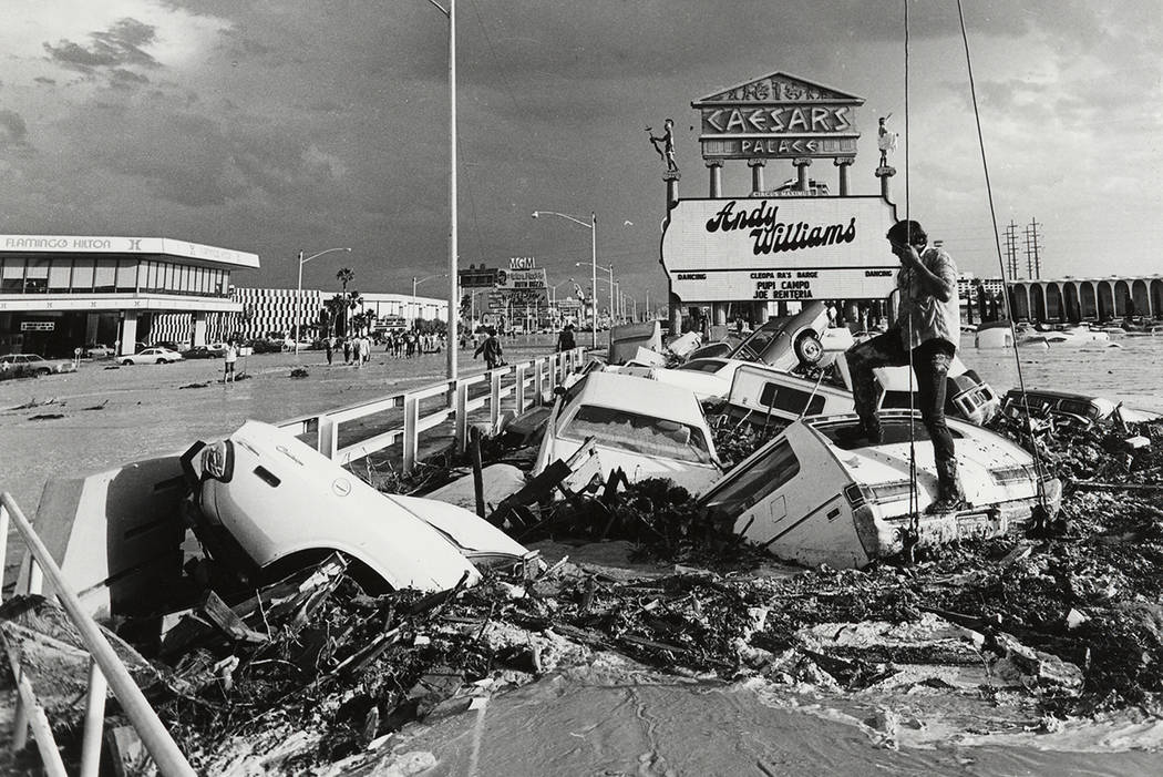 1975 Las Vegas flash flood caused millions of dollars in damages ...
