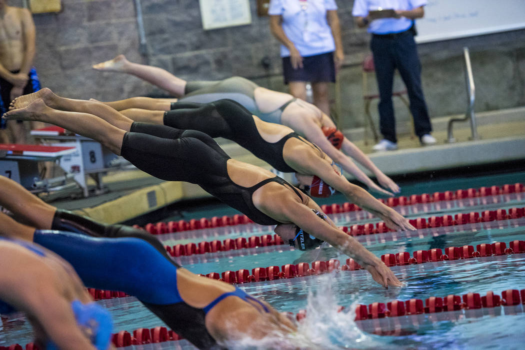 GIRLS SWIMMING: Isabell Jones, Arbor View top Desert Oasis | Girls ...