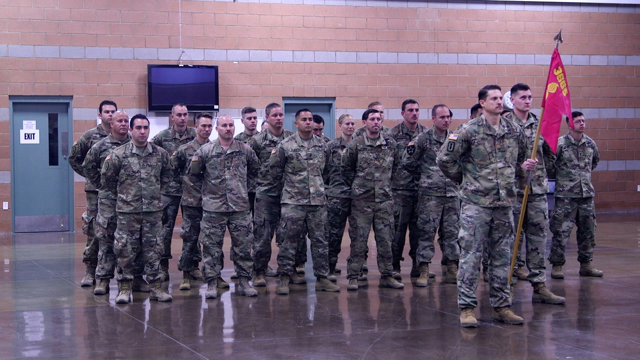 Nevada National Guardsmen deploy for Afghanistan mission | VIDEO ...
