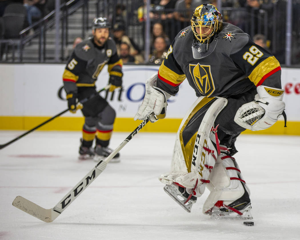 Golden Knights’ Marc-Andre Fleury, 35, shows no signs of aging | Las ...