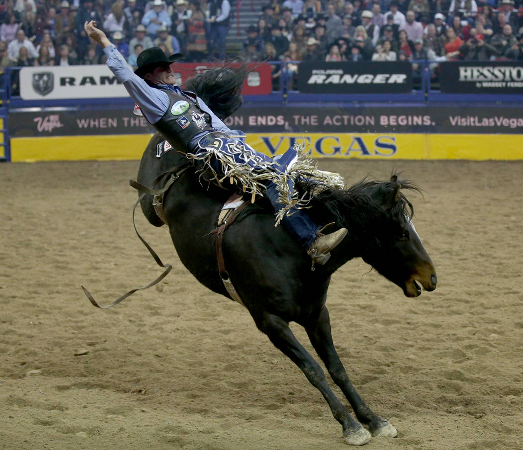 Nevada bareback rider Trenten Montero excels at first NFR | National ...