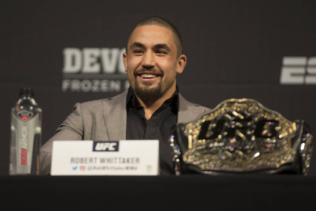 Former champ Robert Whittaker added to UFC 248 in Las Vegas | Las Vegas ...
