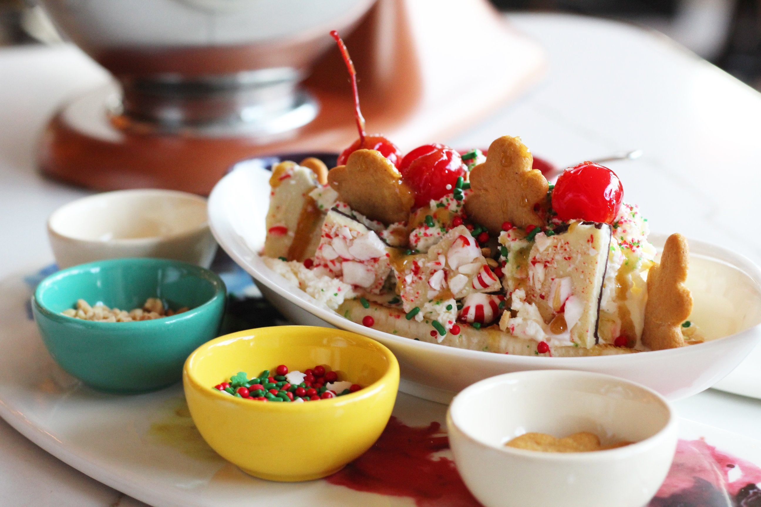 Fire and Ice Banana Split at Scotch 80 Prime is a holiday treat | Food ...