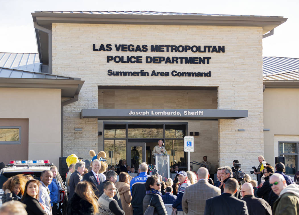 Summerlin police station officially opens | Summerlin/Centennial Hills ...