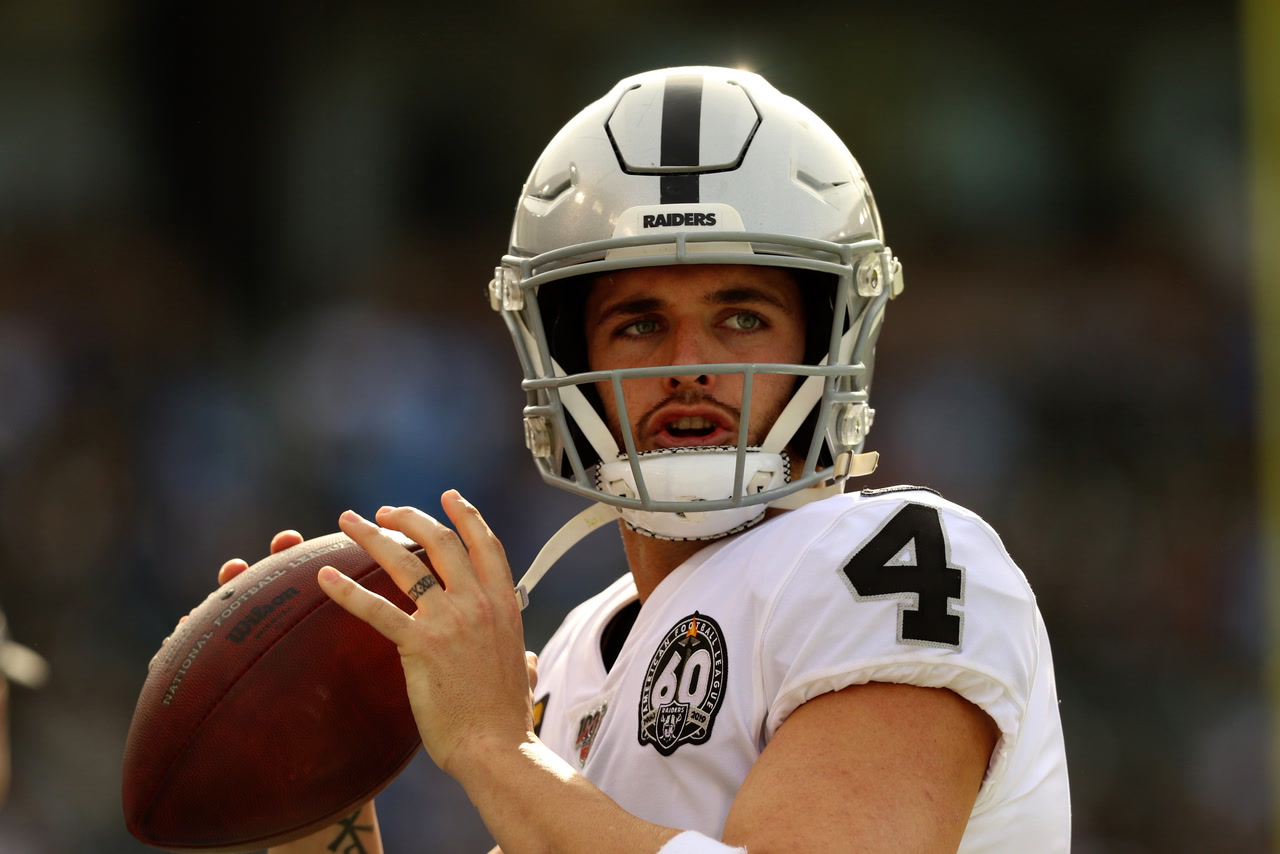Raiders GM Mike Mayock says he’s ‘very happy with Derek Carr’ | Raiders ...