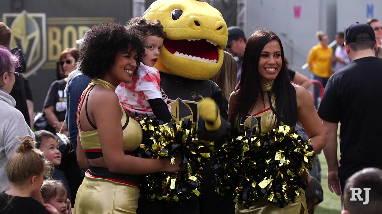 Golden Knights fans celebrate at downtown Las Vegas festival | Golden ...