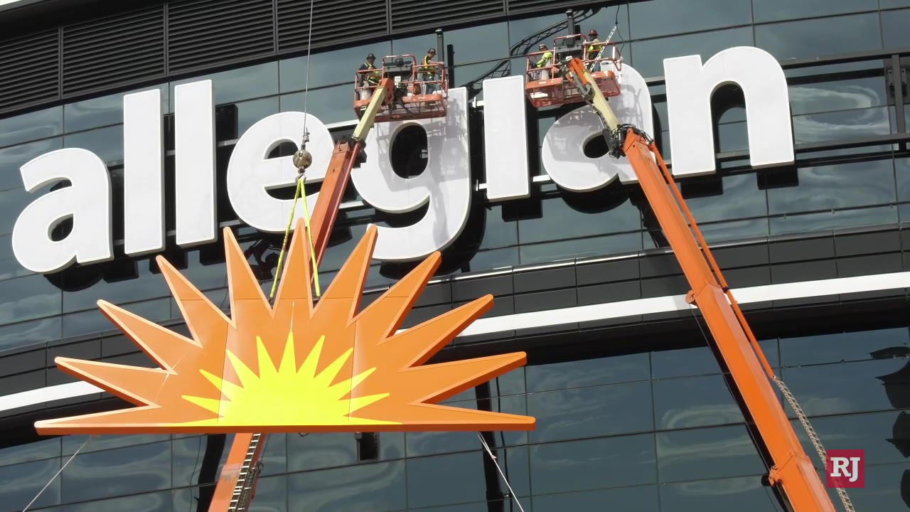 Allegiant logo affixed to Raiders’ Las Vegas stadium | Allegiant ...