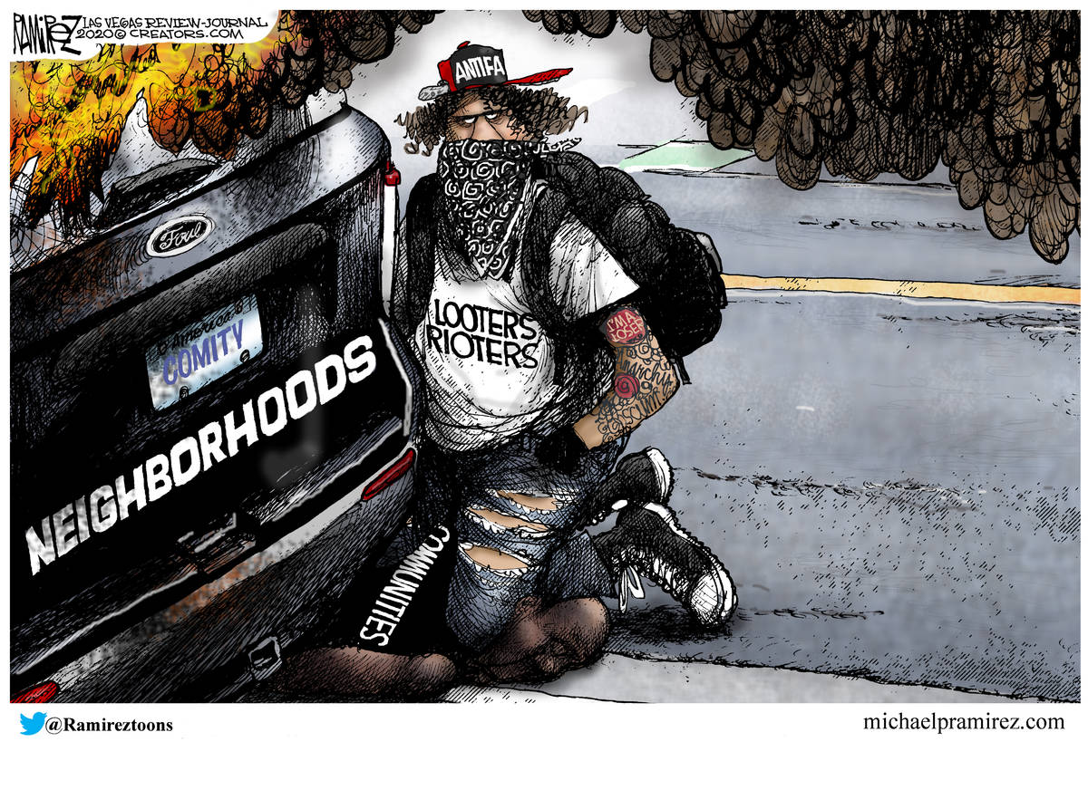 CARTOON: Protests continue | Las Vegas Review-Journal