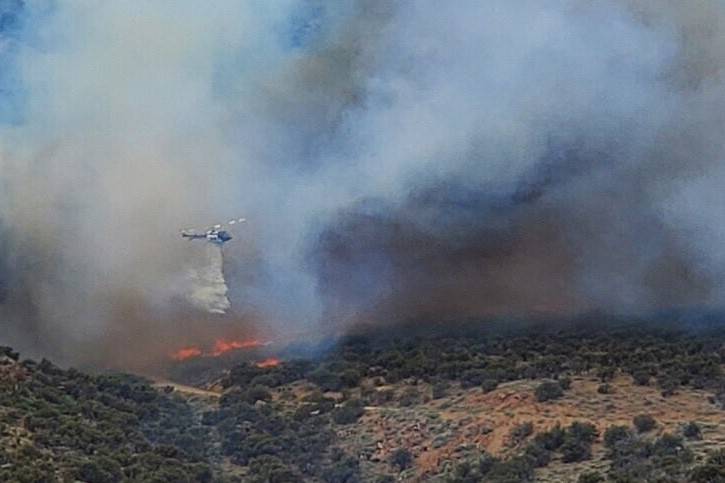 Raging fire north of Reno burns 1,500 acres | Las Vegas Review-Journal