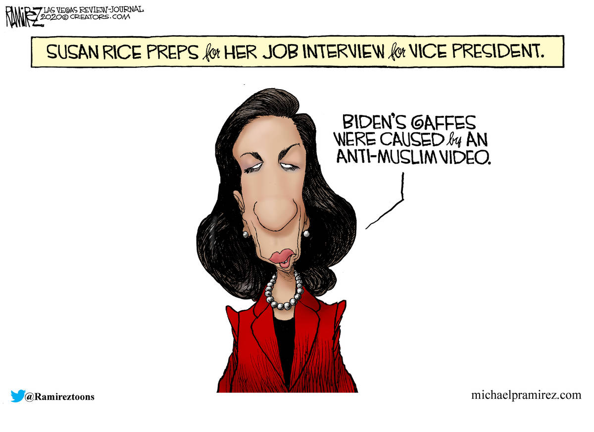 CARTOON: Has her own baggage | Michael Ramirez | Opinion