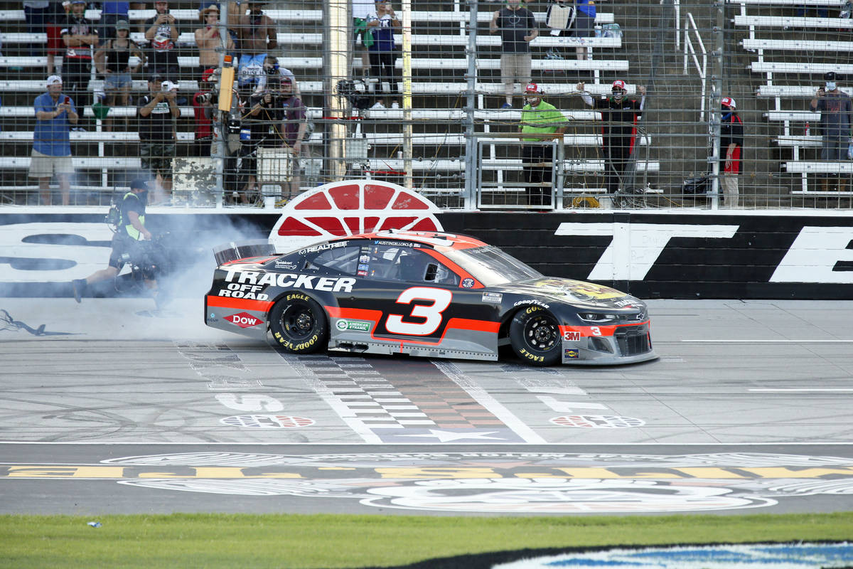 Austin Dillon wins NASCAR race as 100-1 long shot in Las Vegas | Las ...