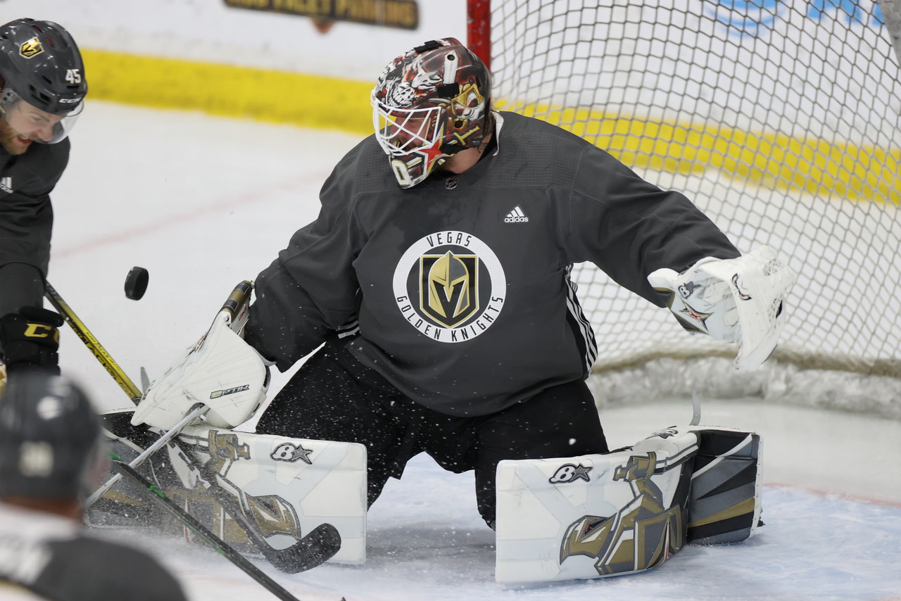 Golden Knights’ Robin Lehner focused on postseason | Golden Knights ...