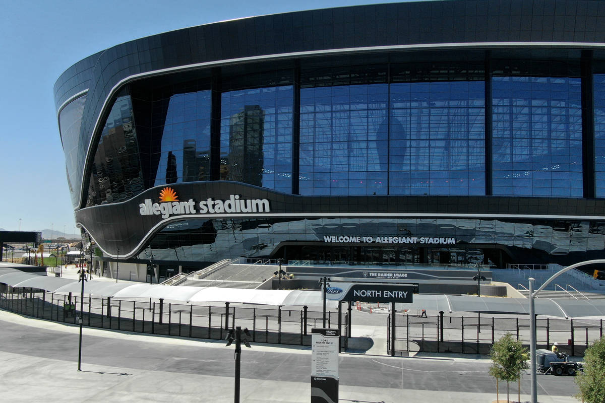 Allegiant Stadium’s lanai doors bring Las Vegas Strip view | Allegiant ...