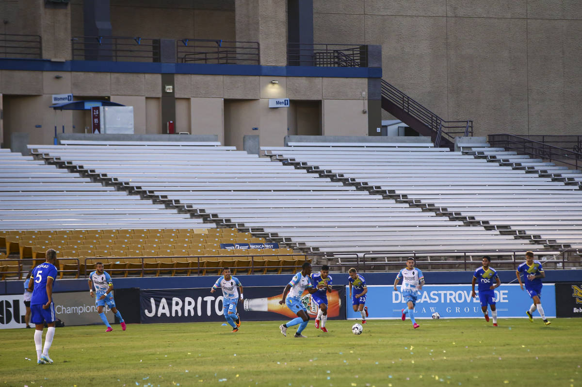 Las Vegas Lights’ local players adapt to an empty Cashman Field ...