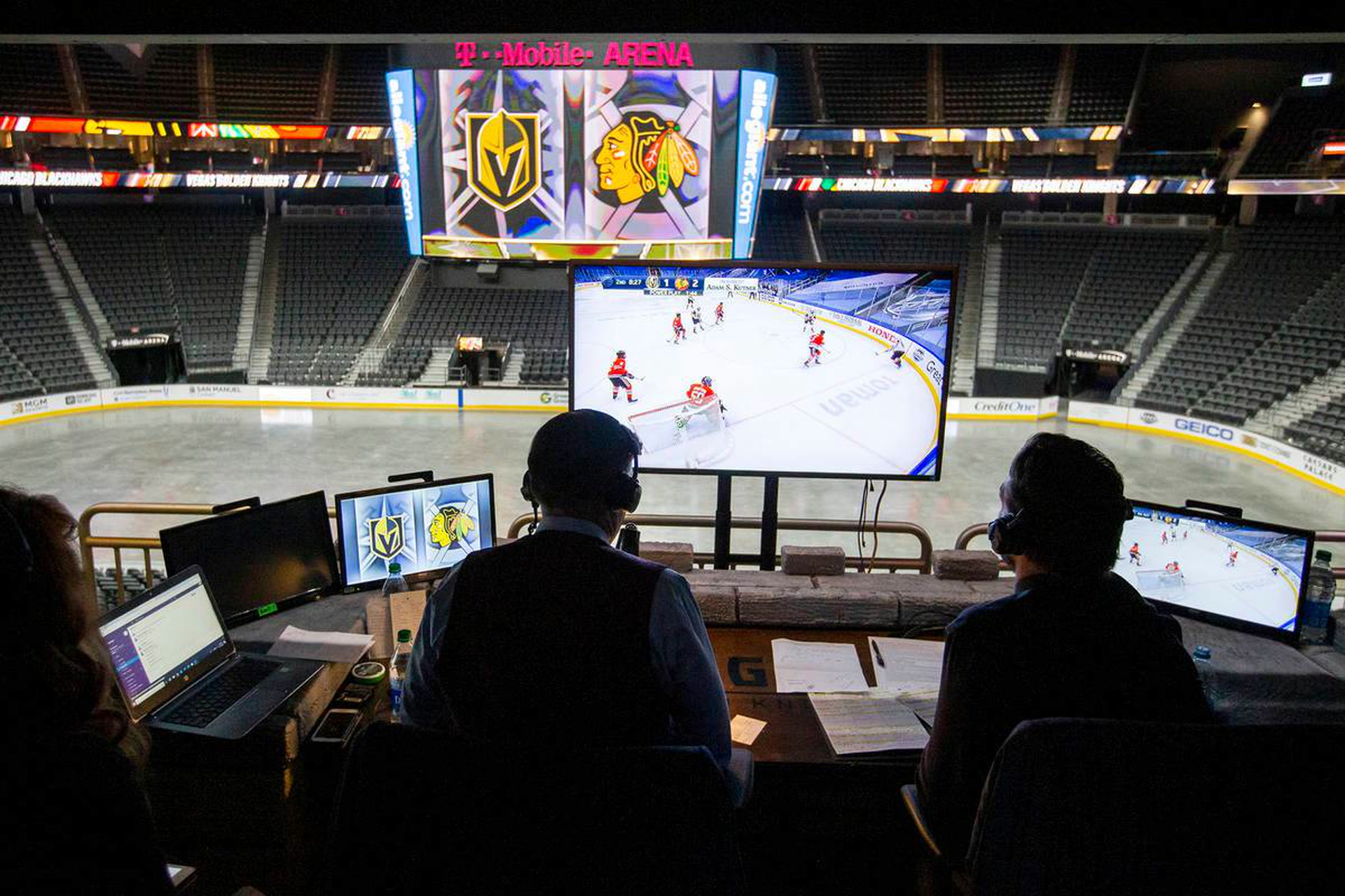 People In The Broadcasting Booth