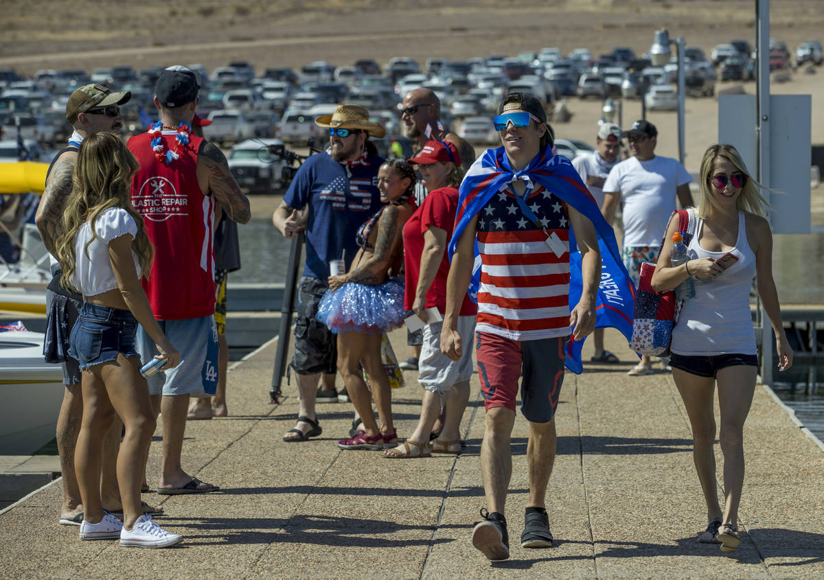 Trump boat parade launches at Lake Mead | Politics and Government | News