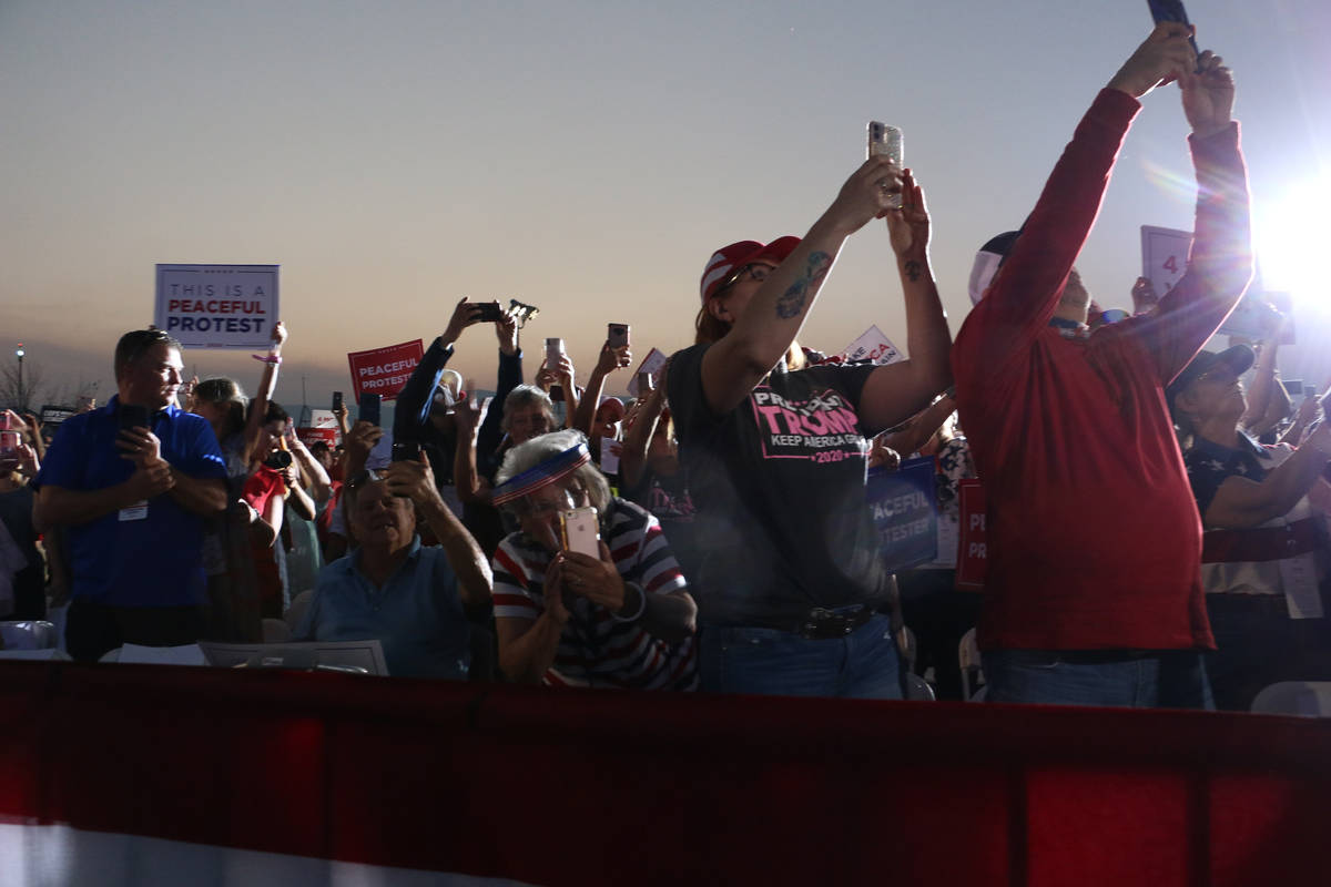 President Trump delivers speech to crowd in Northern Nevada town ...