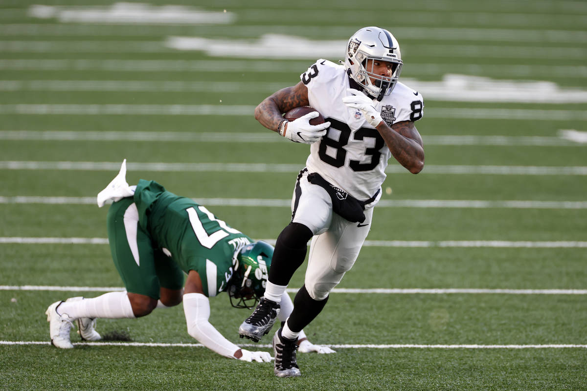 Raiders’ Darren Waller has huge day in victory over Jets | Las Vegas ...