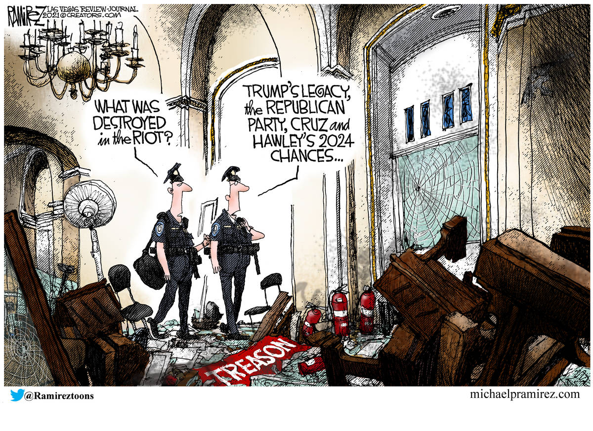 CARTOON: Political fallout | Las Vegas Review-Journal