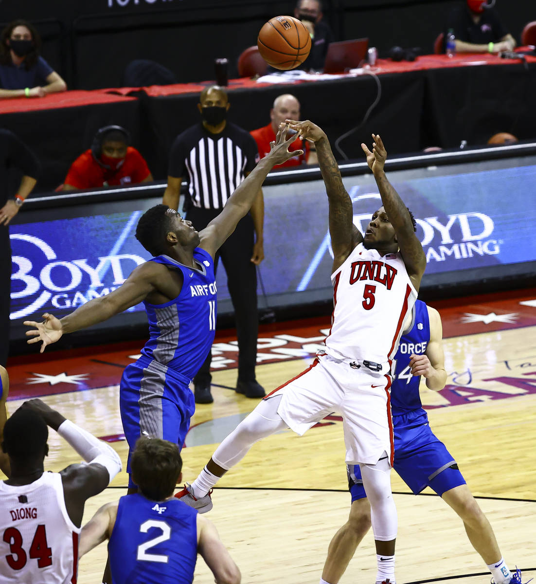 UNLV men’s basketball beats Air Force again, sweeps series | UNLV ...
