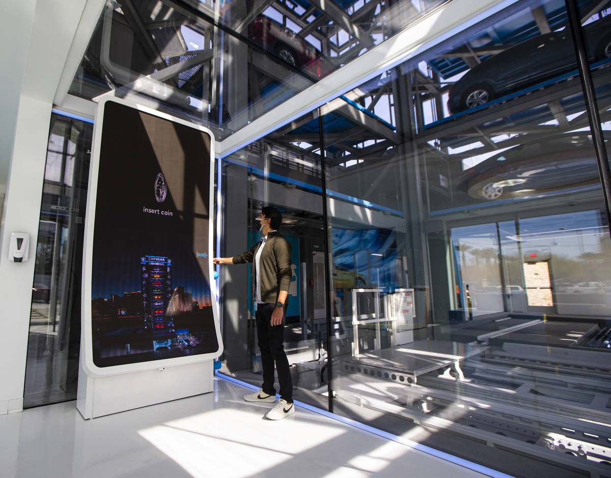 Carvana vending machine unveiled in Las Vegas | Business