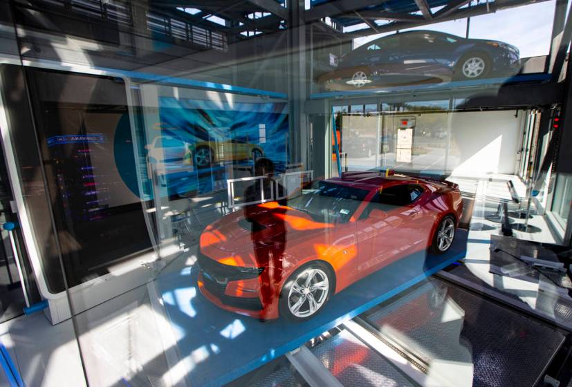 Carvana vending machine unveiled in Las Vegas | Las Vegas Review-Journal