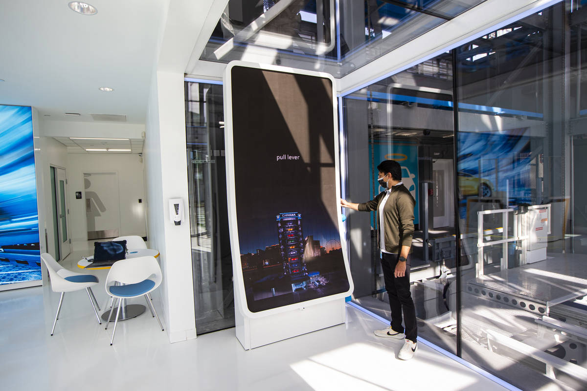 Carvana vending machine unveiled in Las Vegas | Business