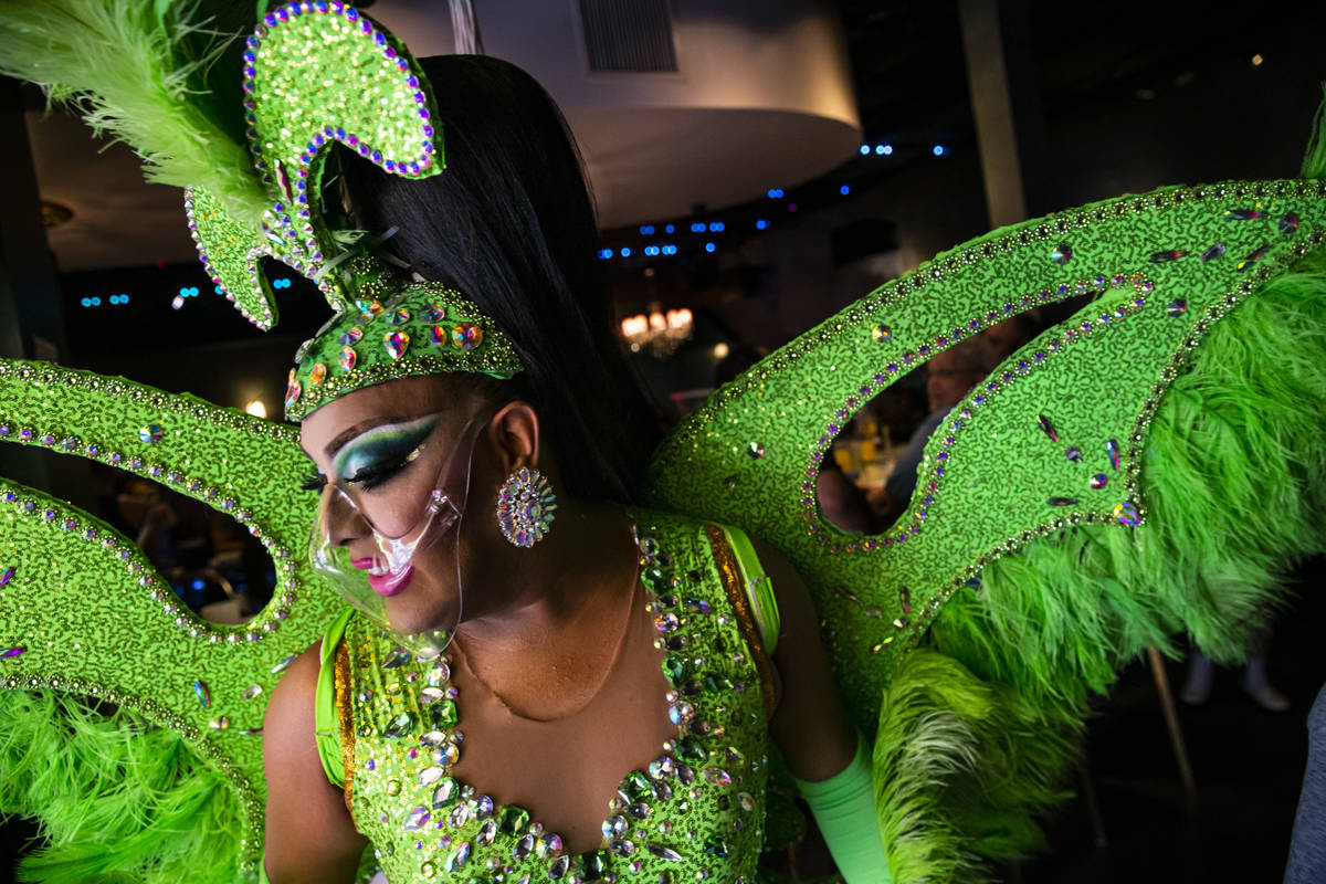 Drag queen Alexis Mateo performs during the "Bottomless Drag Brunch ...