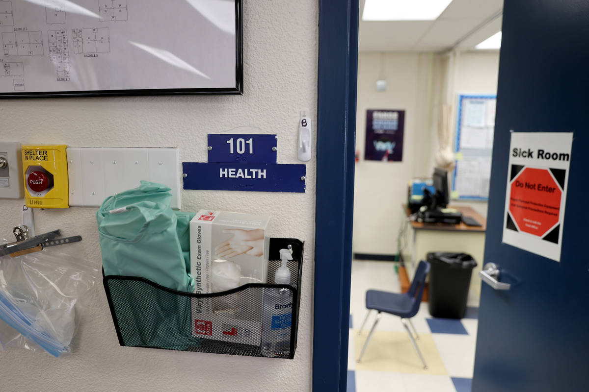 School sickrooms play key role in CCSD’s return of kids to campuses ...