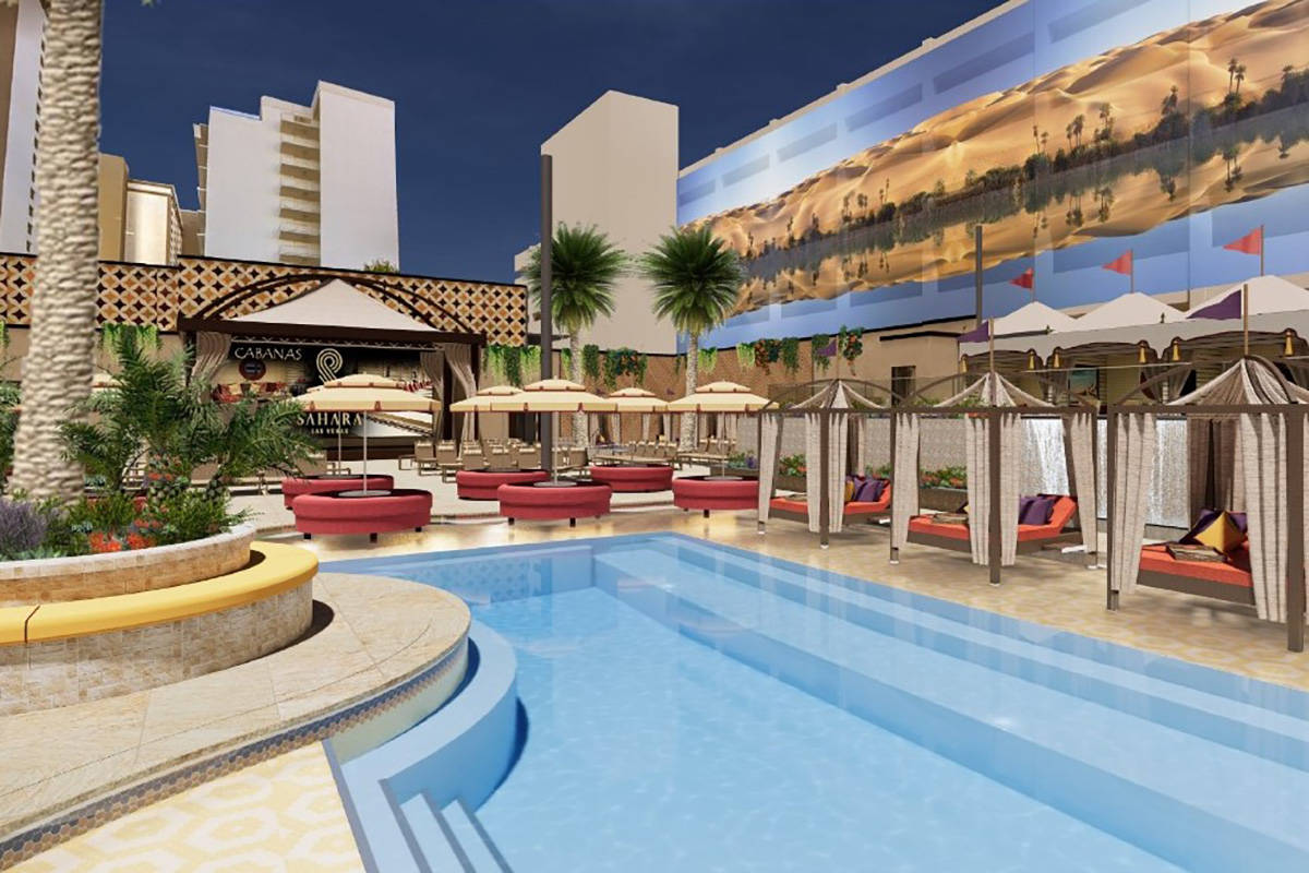 Stratosphere Pool Cabanas