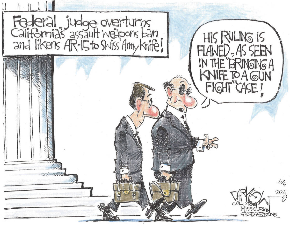 California assault weapons ban | CARTOONS | Opinion