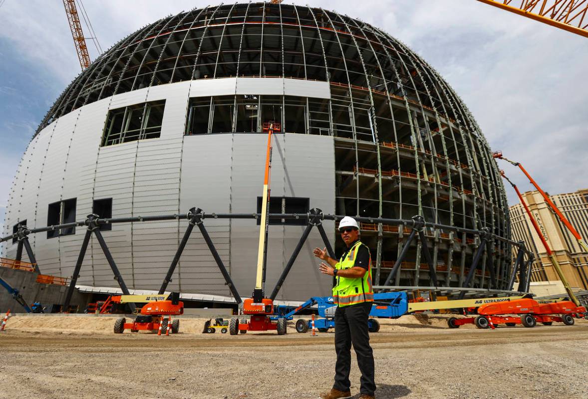 MSG Sphere frame in place, work continues | Tourism | Business