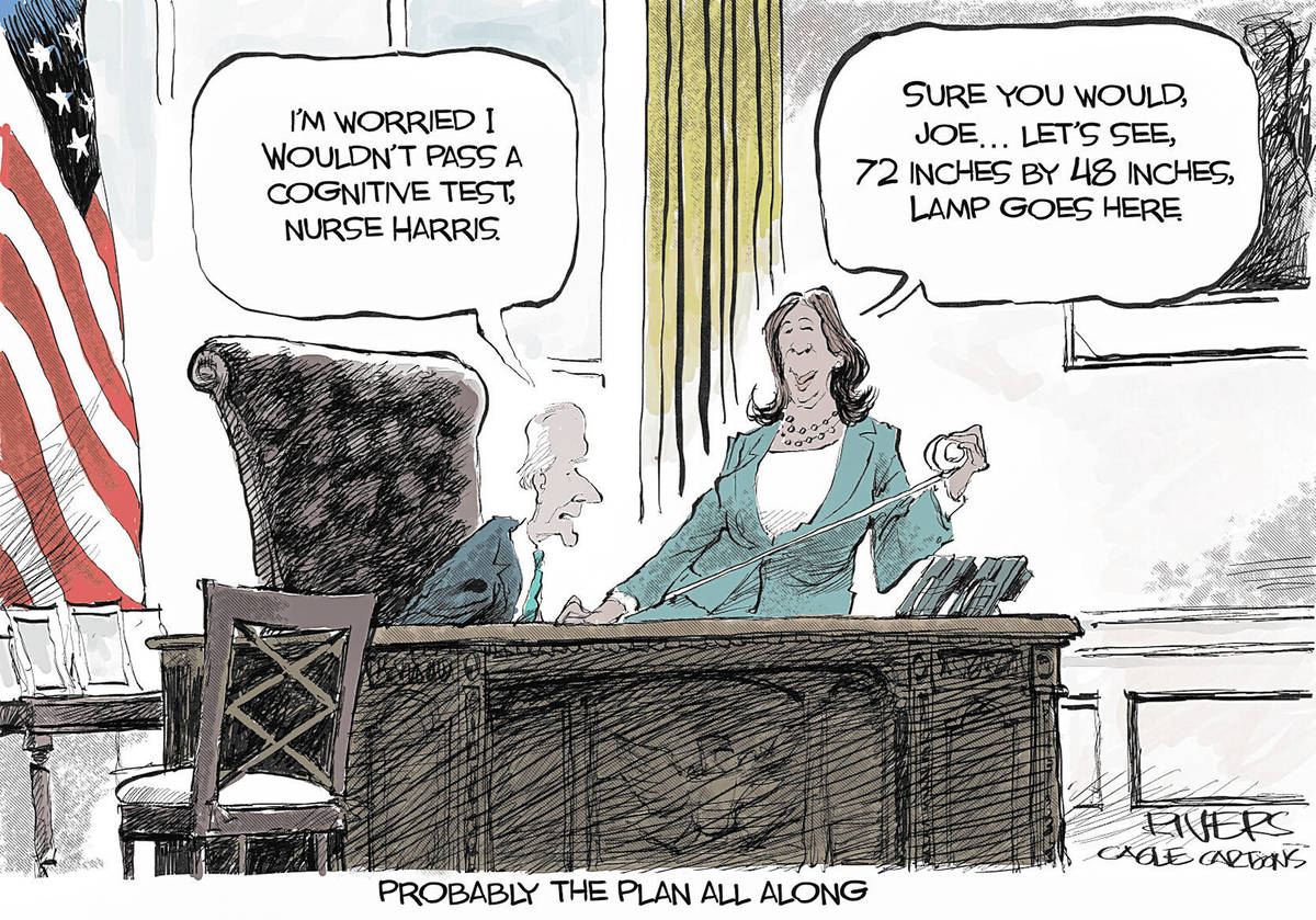 Harris prepares her office | CARTOONS | Drawing Board | Opinion