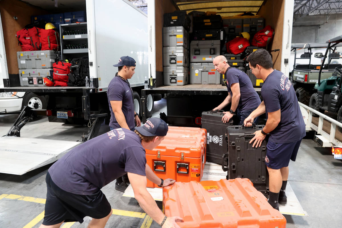 38 in Nevada task force head to Louisiana to aid Ida efforts | Clark ...