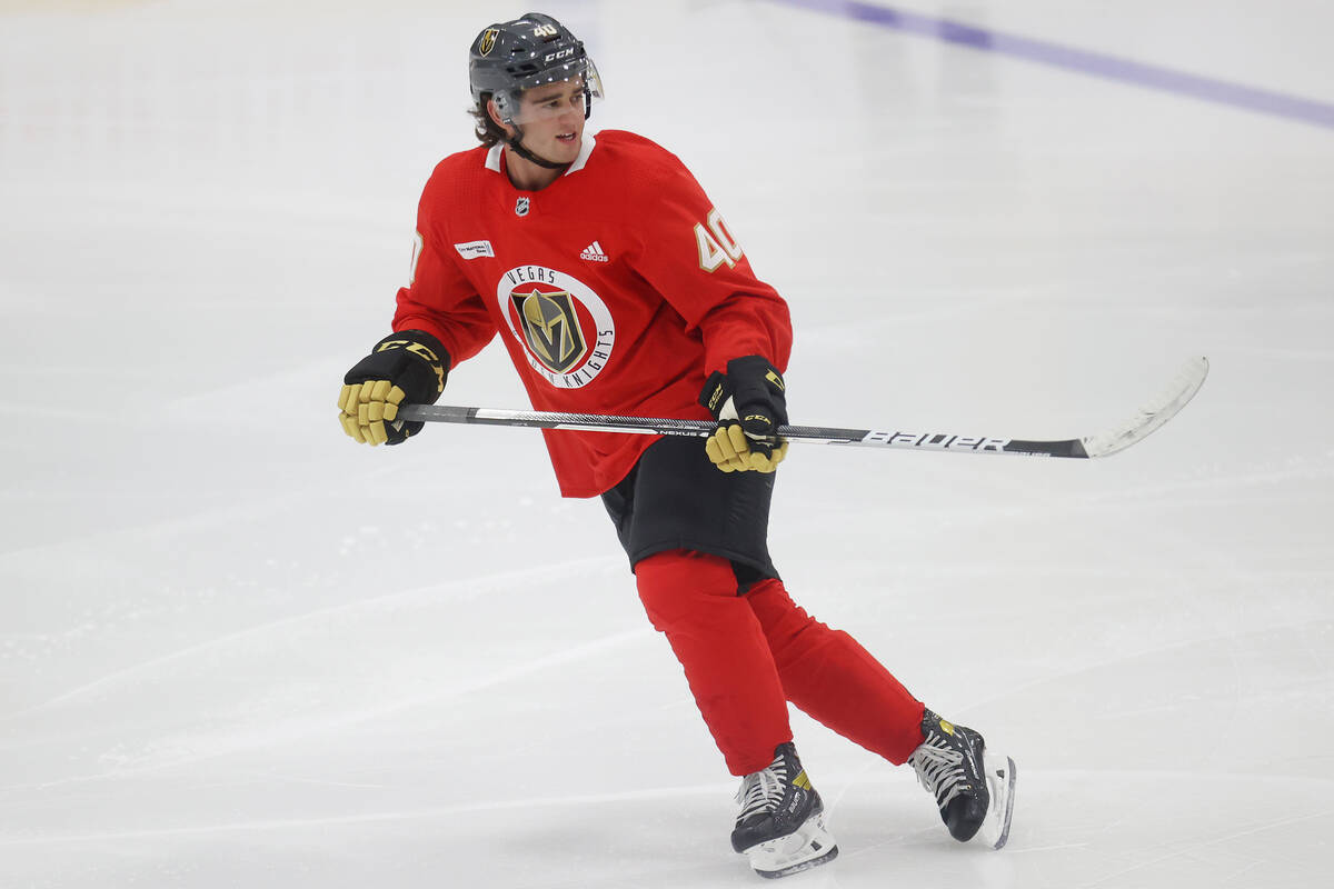 Golden Knights’ Lukas Cormier hopes to impress at rookie camp | Golden ...