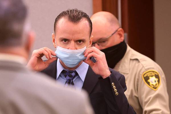 Michael Rusk, 28, arrives in the courtroom for the verdict in his ...