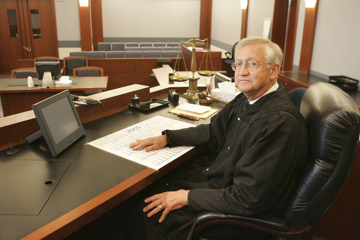 John McGroarty, retired Clark County district judge, dies | Courts | Crime