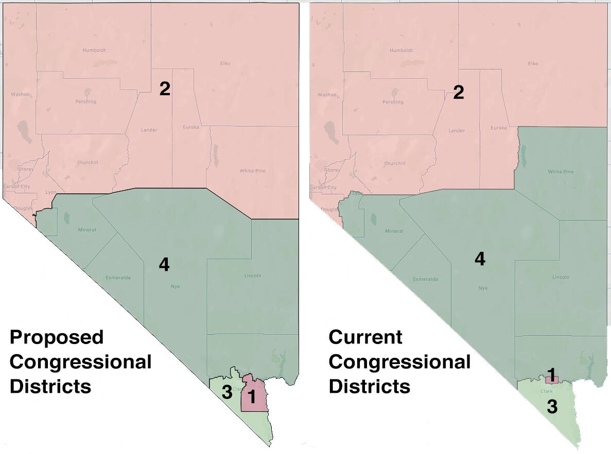 Nevada Democrats unveil redistricting maps | Nevada | News | Politics ...