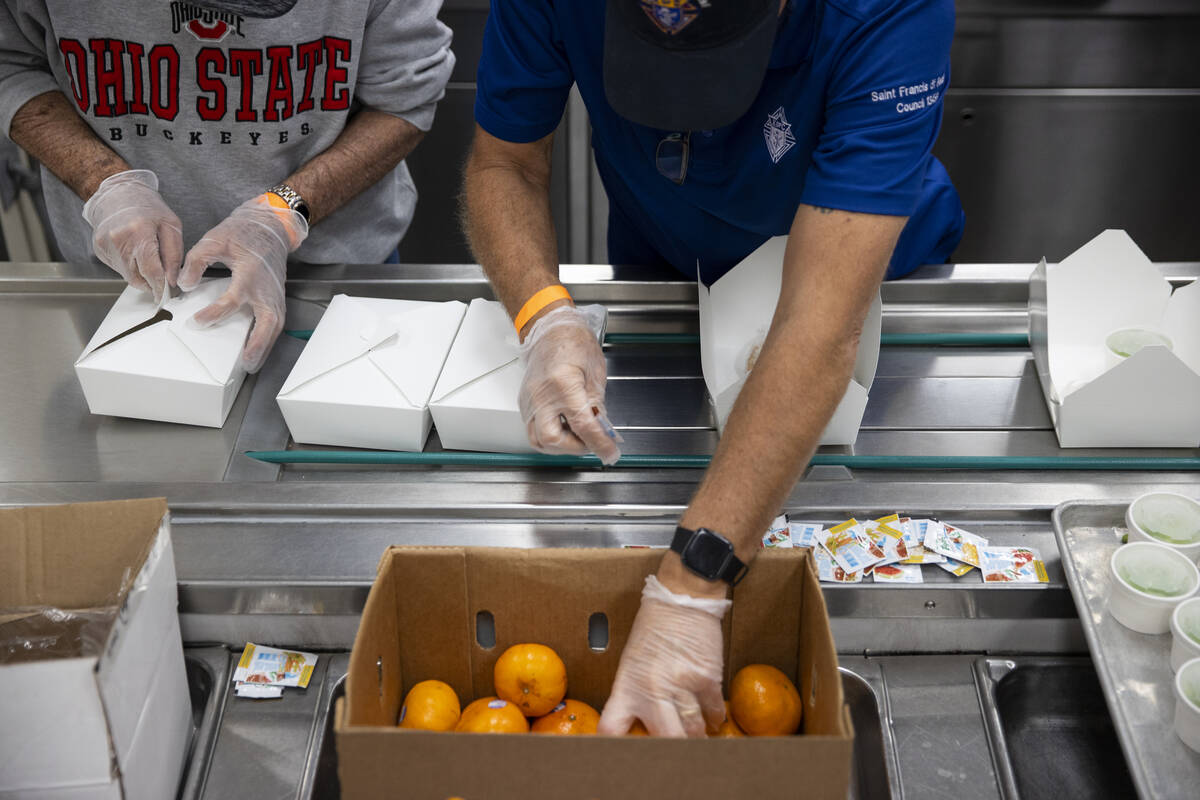 Las Vegas food bank receives 28K donated meals | Business