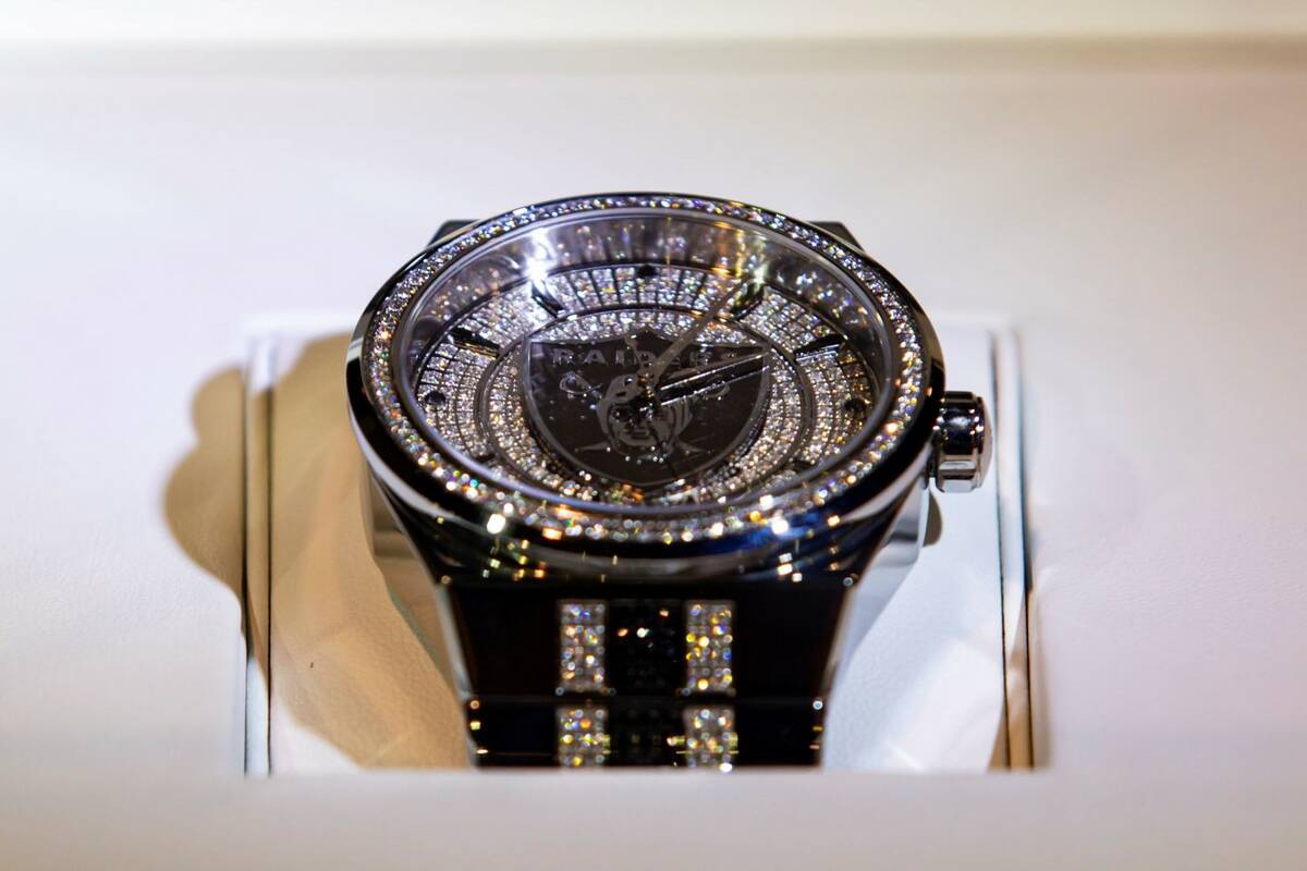 Sports Licensing show unveils $30K custom Raiders watch | Conventions ...
