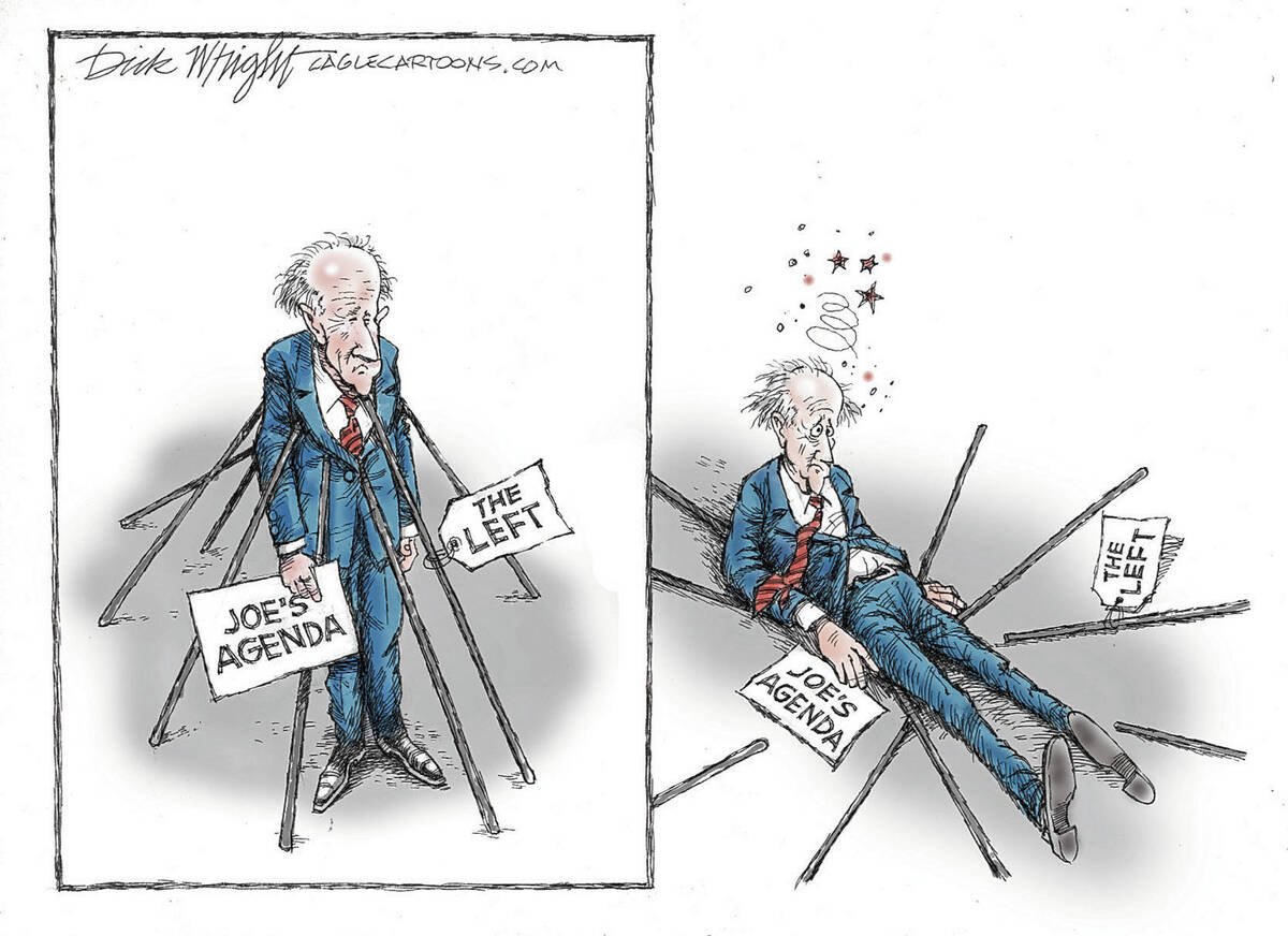 The left is no longer propping up Biden | CARTOONS | Drawing Board ...