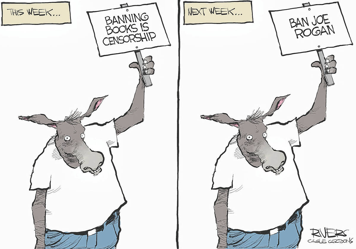 Joe Rogan and censorship | CARTOONS | Drawing Board | Opinion